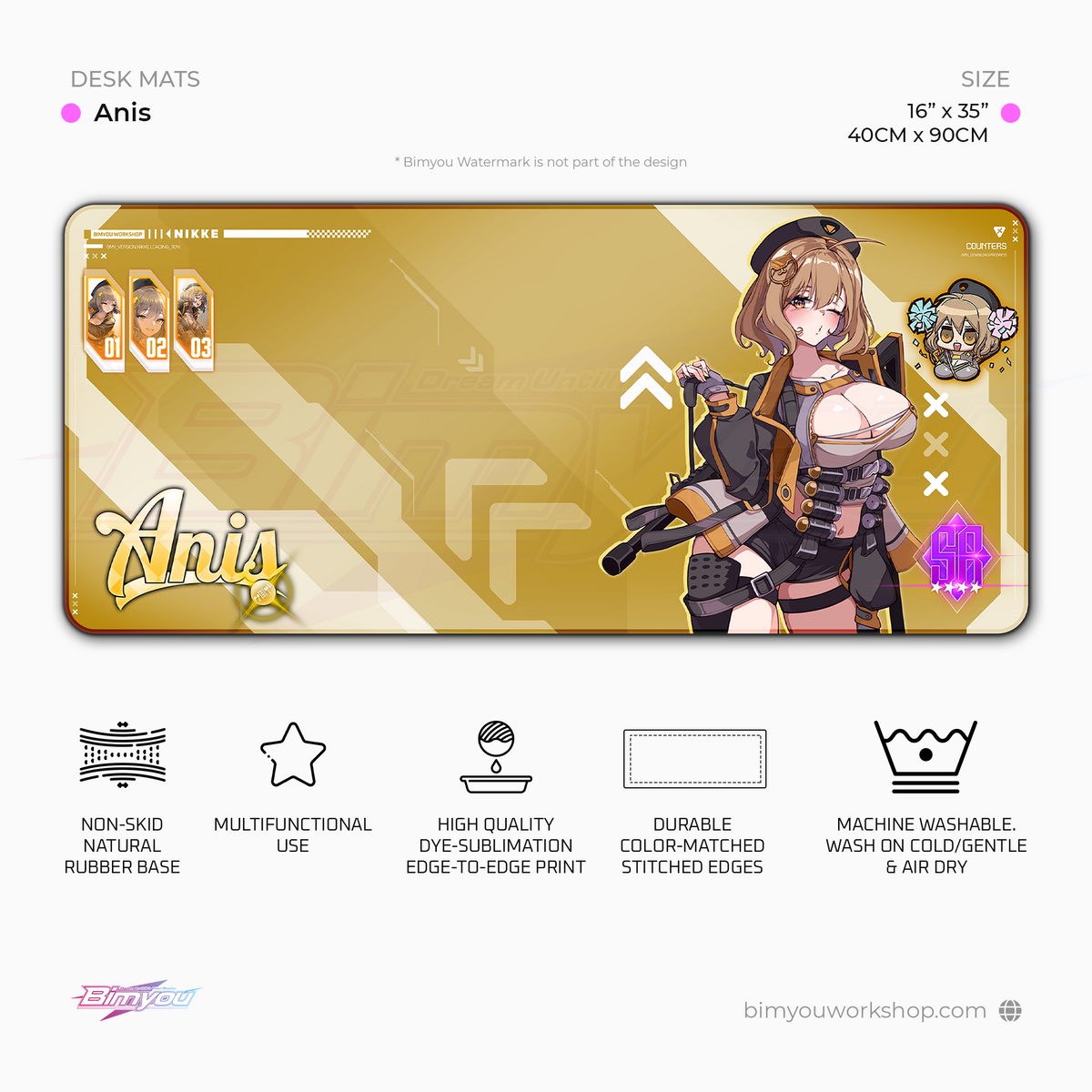 Anis Mousepad – Bimyou Workshop