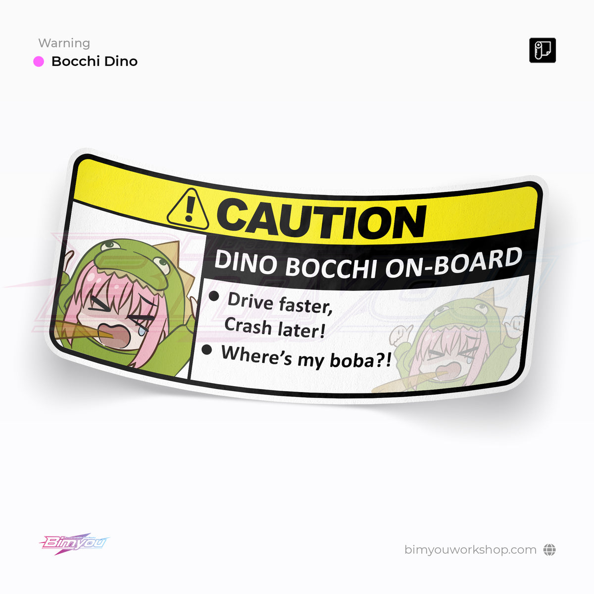 Bocchi Dino Warning – Bimyou Workshop