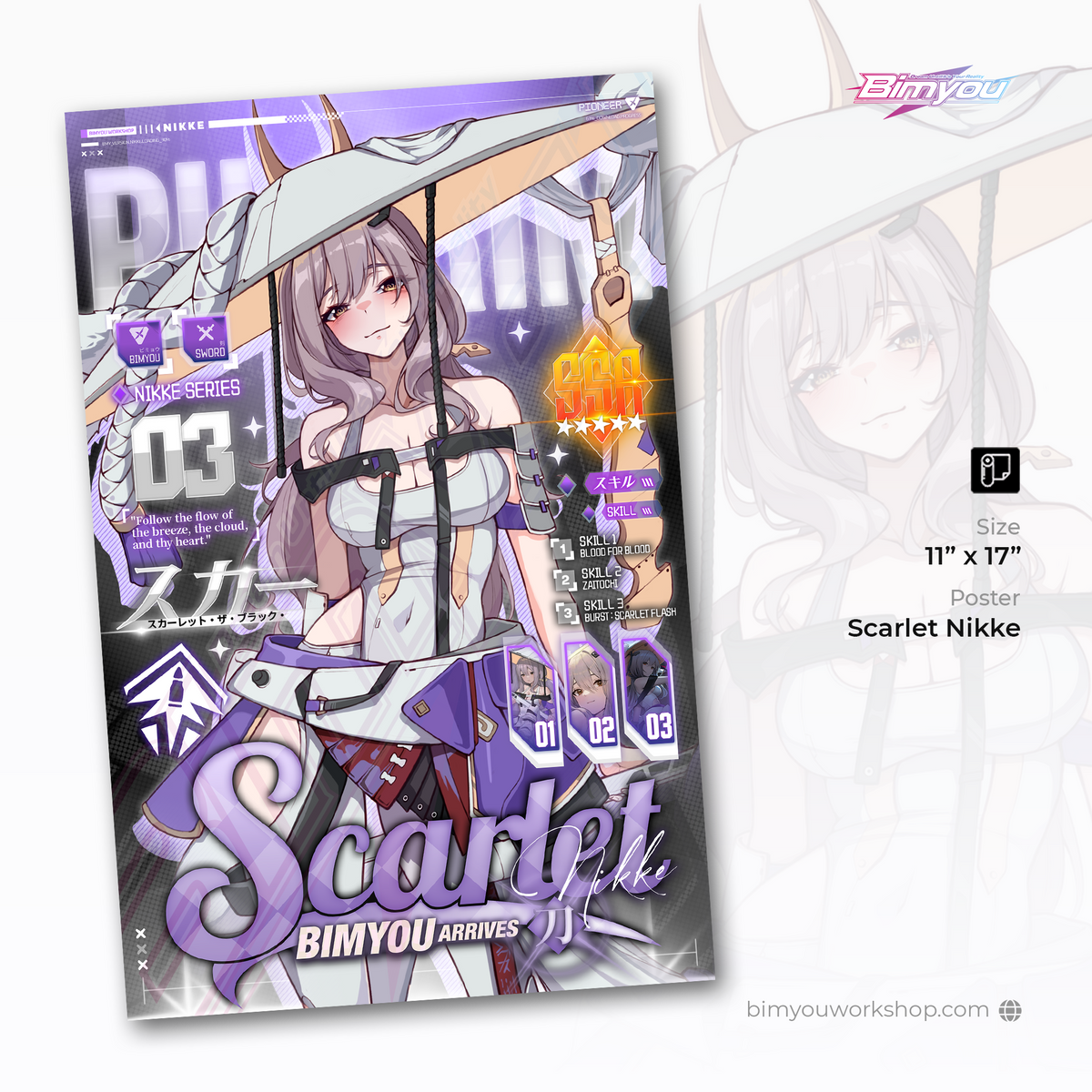 Scarlet Poster – Bimyou Workshop