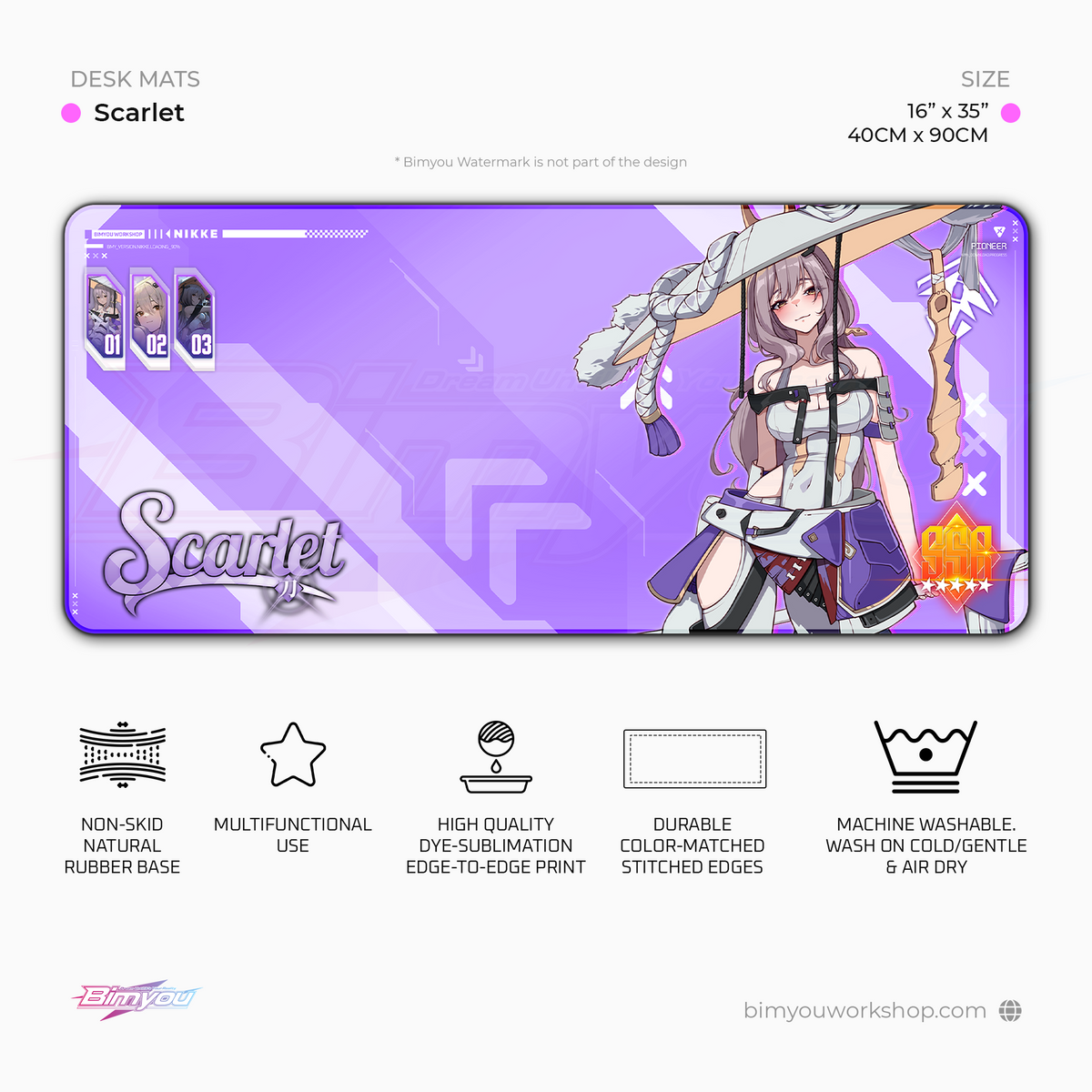 Scarlet Mousepad – Bimyou Workshop