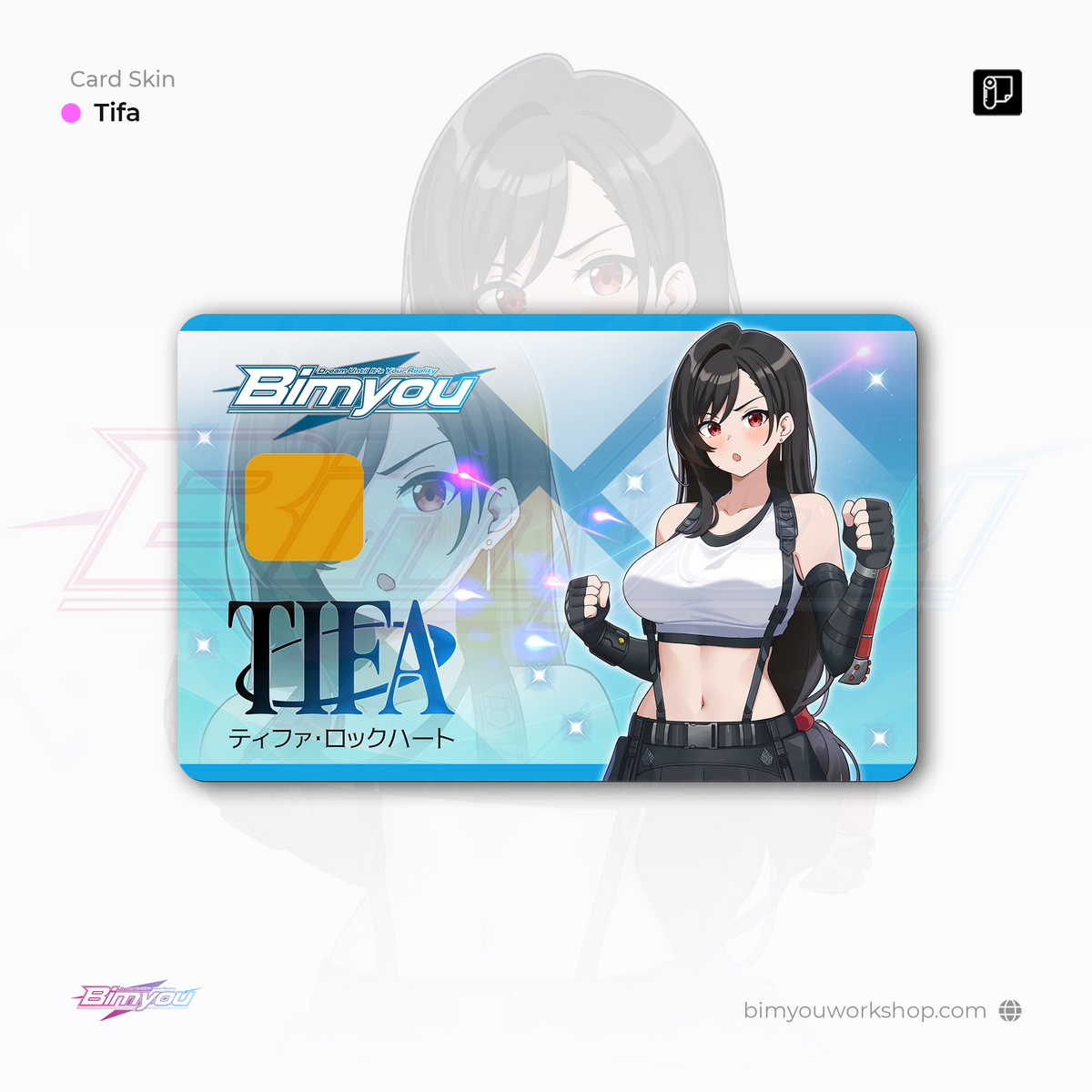 Tifa Lockhart Card – Bimyou Workshop