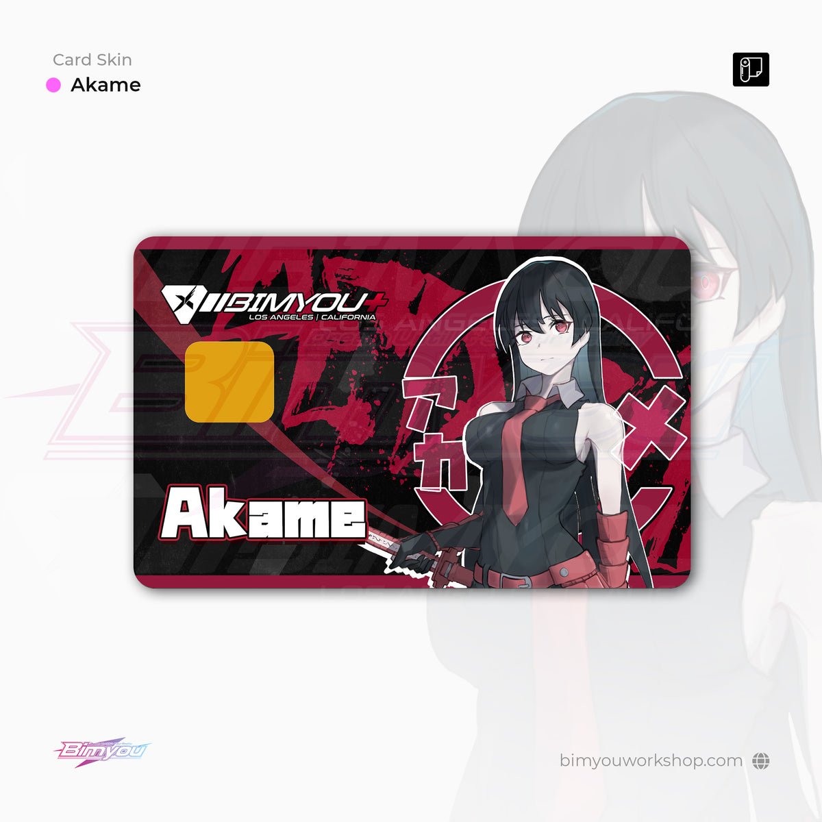Akame Redkill Card – Bimyou Workshop