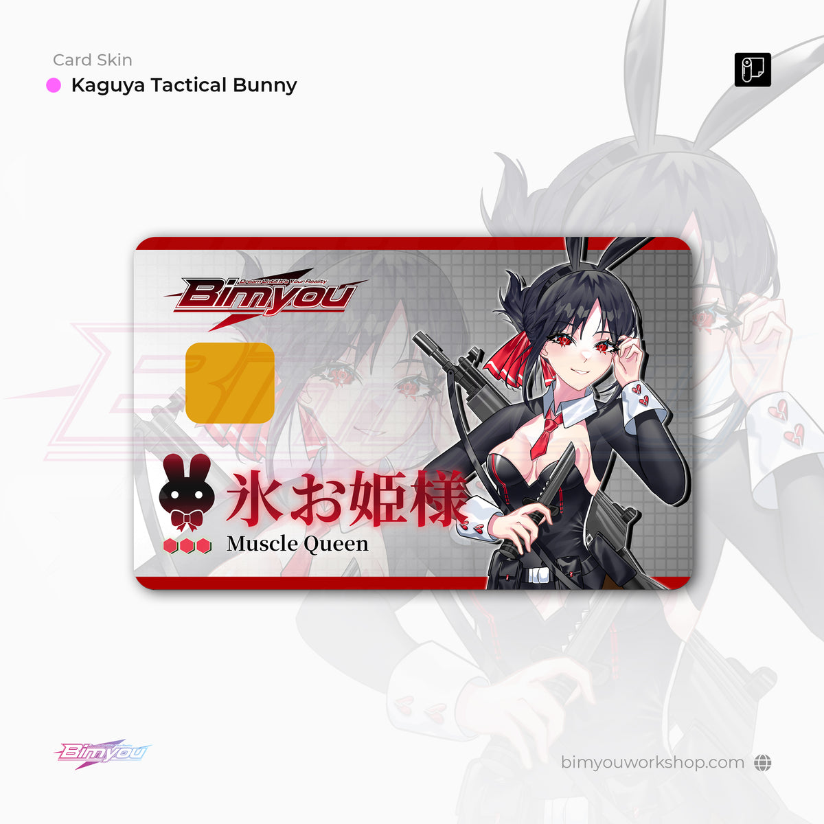 Kaguya Tactical Bunny Card – Bimyou Workshop