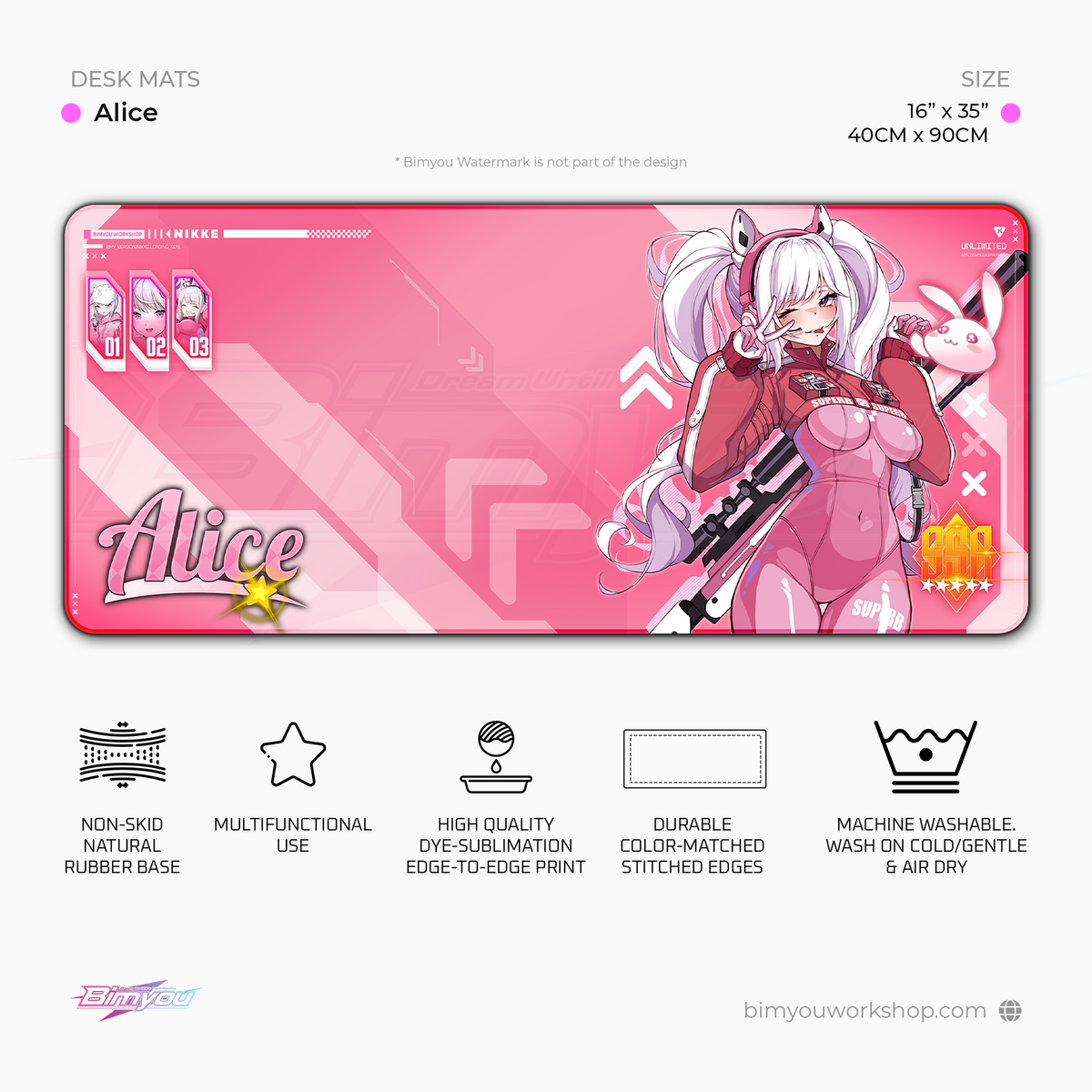 Alice Mousepad – Bimyou Workshop