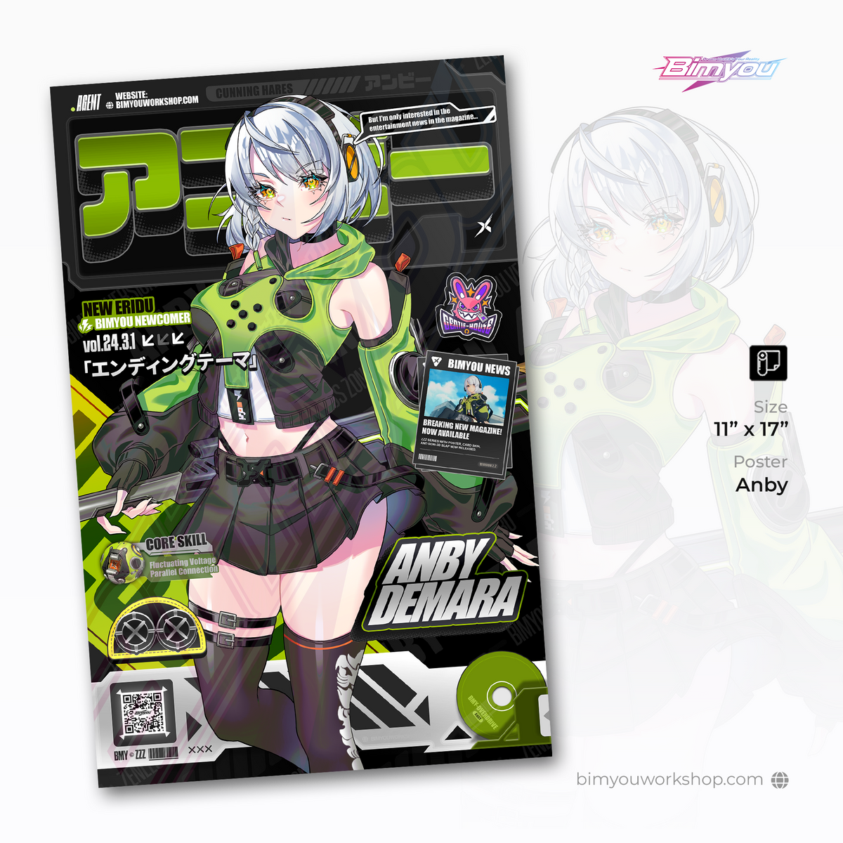 Anby Demara Poster – Bimyou Workshop