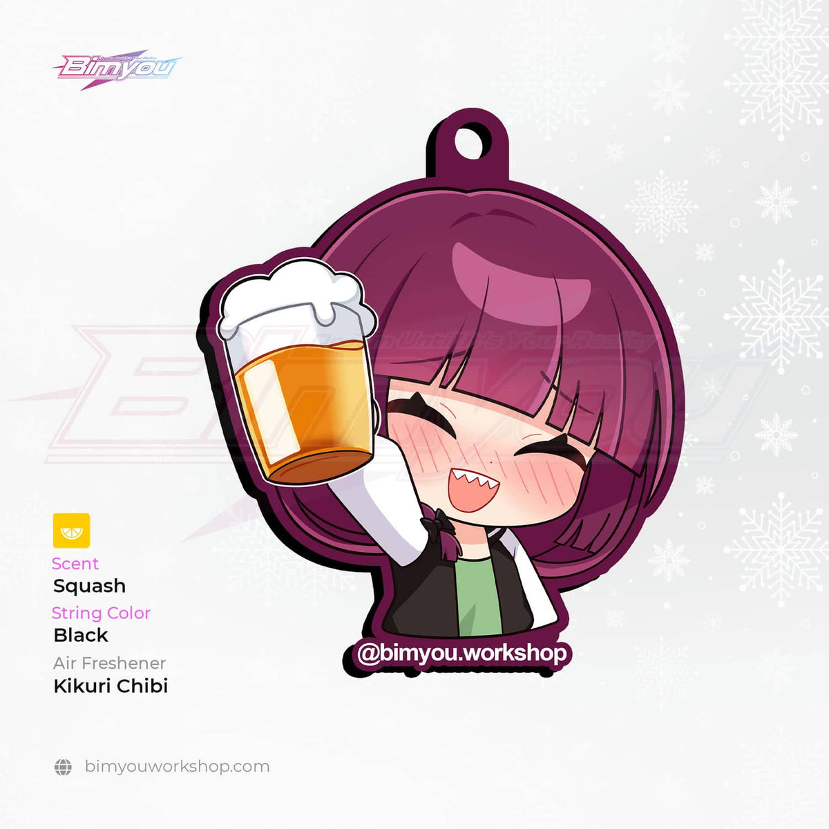 Kikuri Chibi Air Freshener – Bimyou Workshop