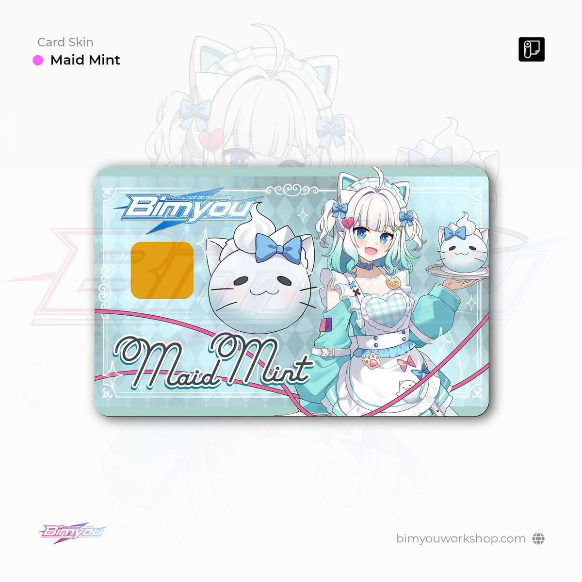 Maid Mint Card – Bimyou Workshop
