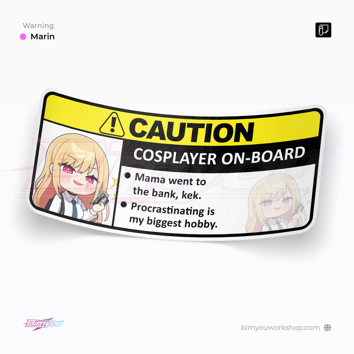 Cosplay Waifu Smug Warning – Bimyou Workshop
