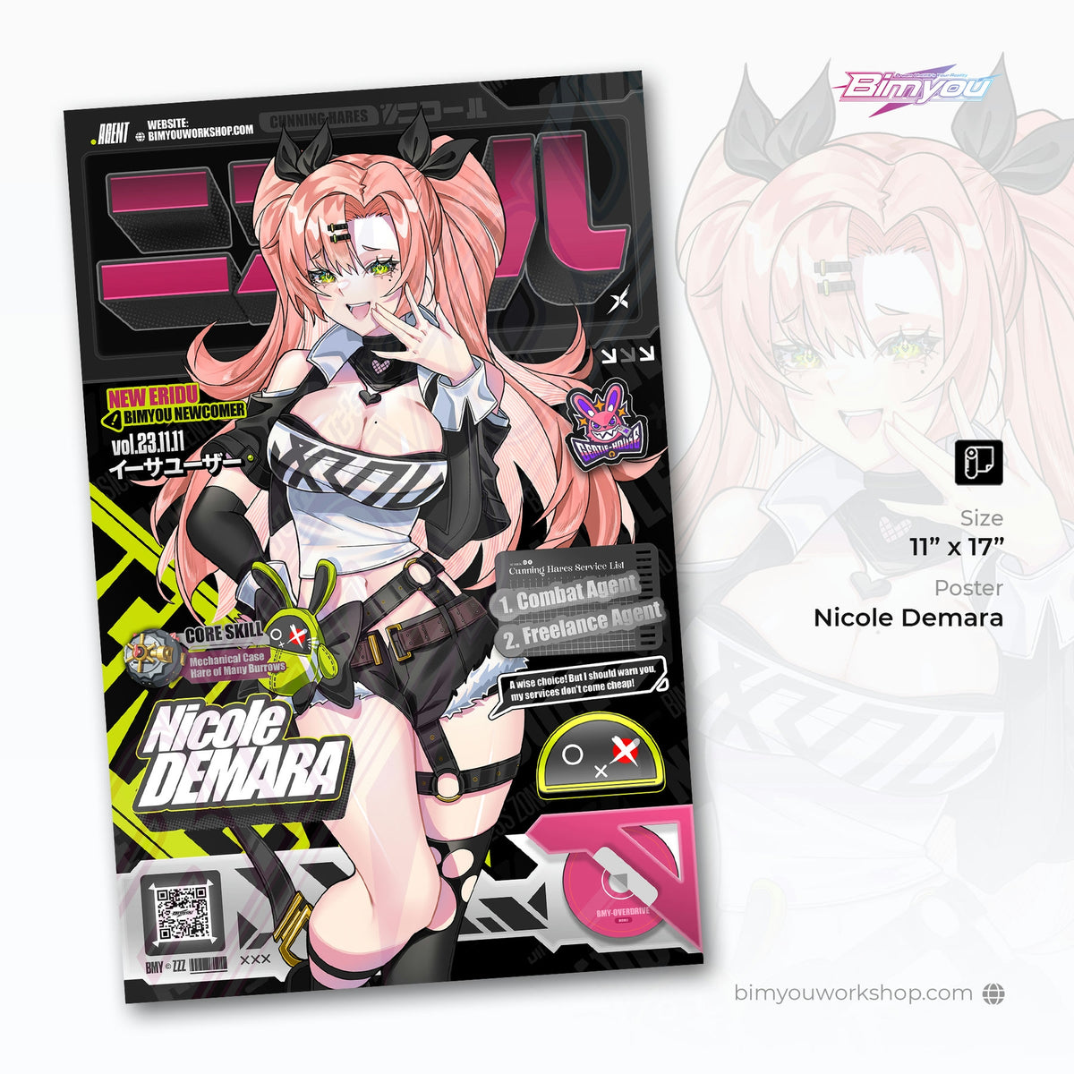 Nicole Demara Poster – Bimyou Workshop