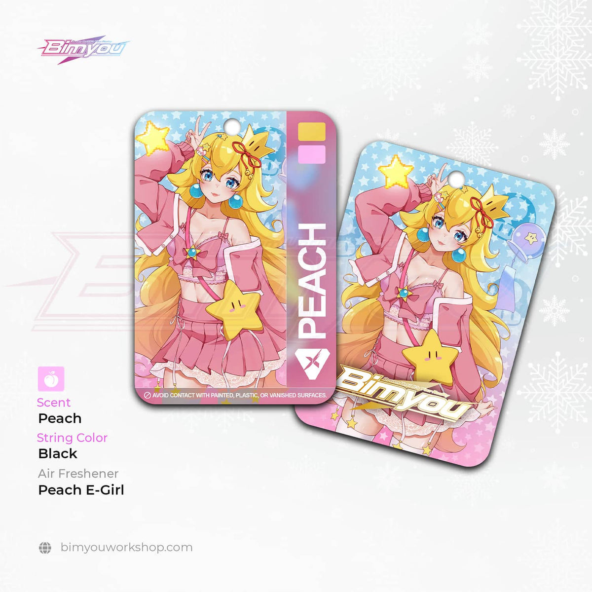 Peach Egirl Air Freshener – Bimyou Workshop