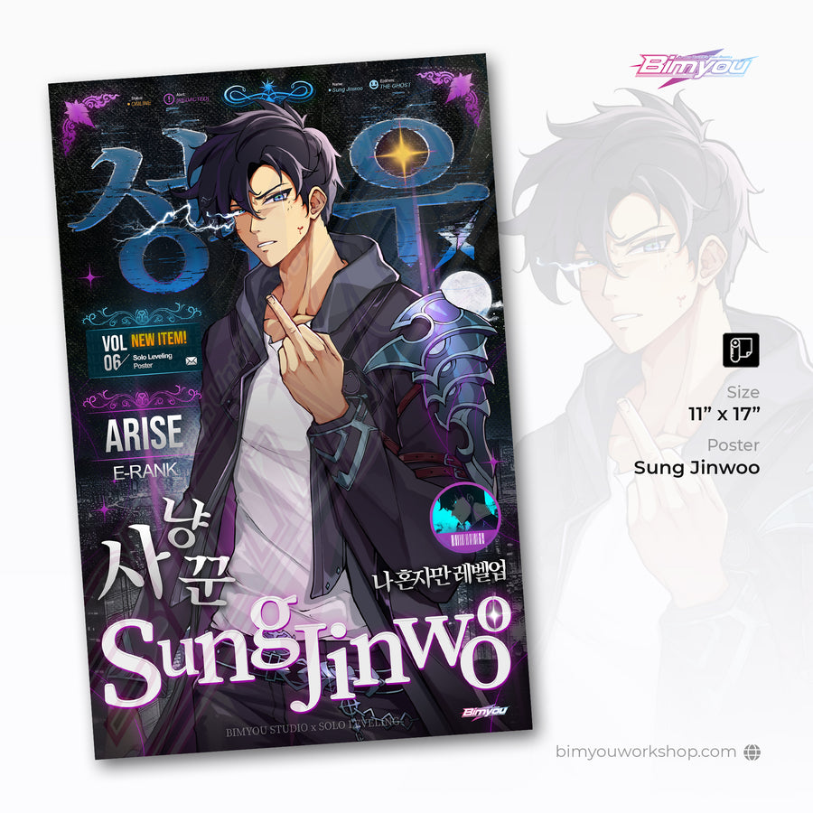 Sung JinWoo Poster – Bimyou Workshop