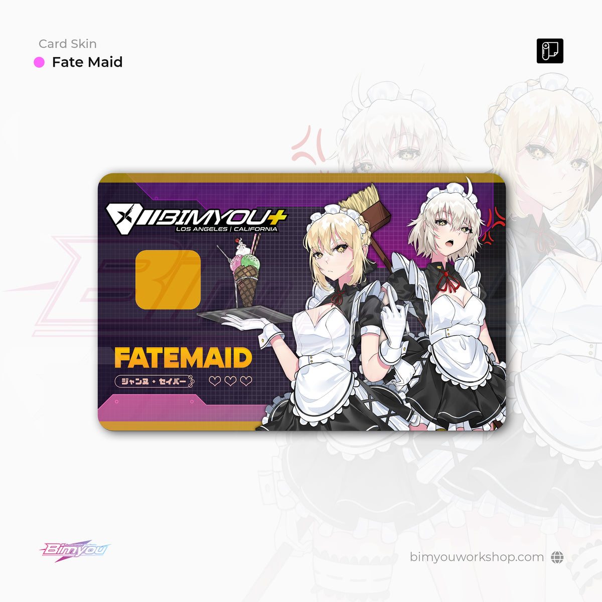 Fate Maid [Artoria x Jeanne] Card – Bimyou Workshop