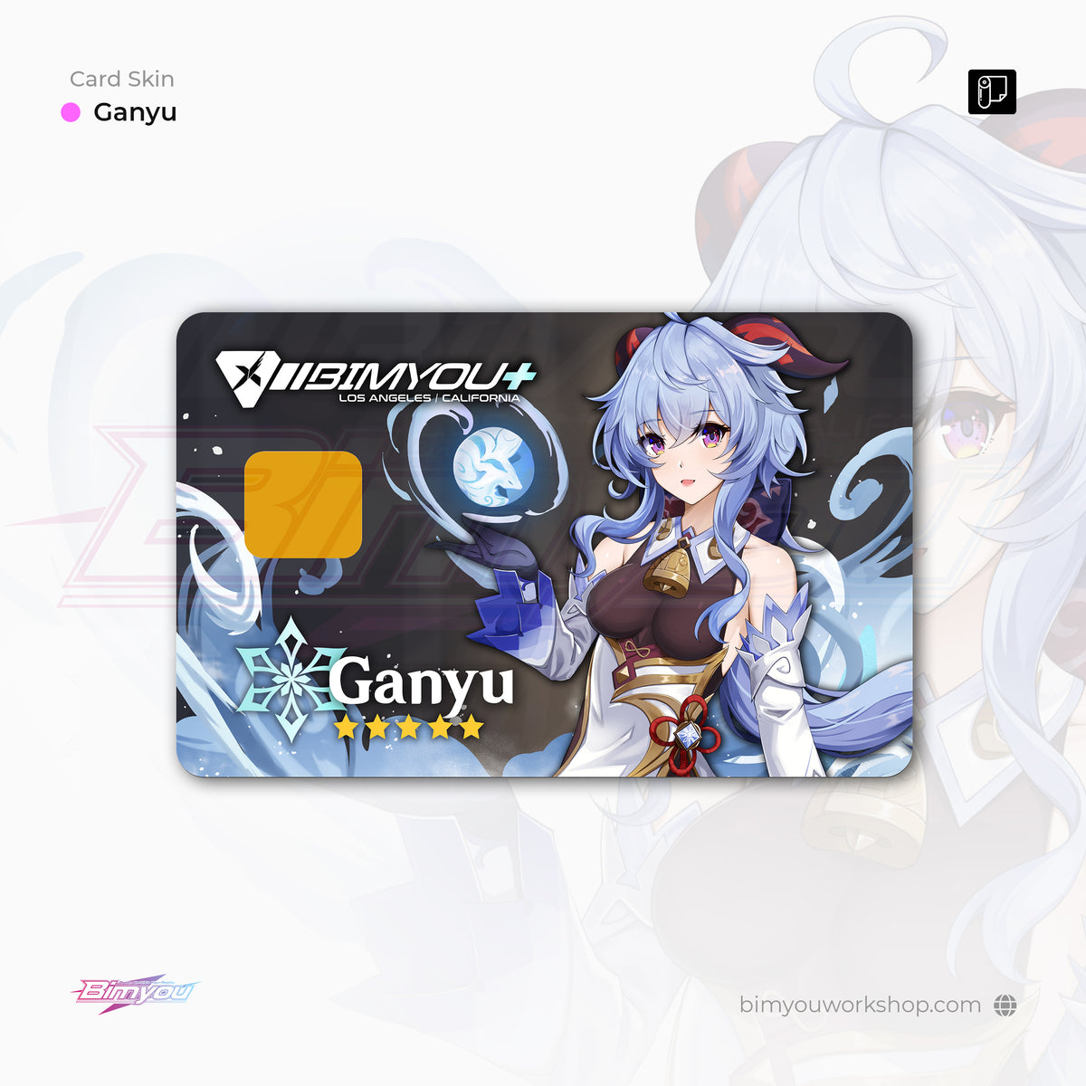 Ganyu Card – Bimyou Workshop