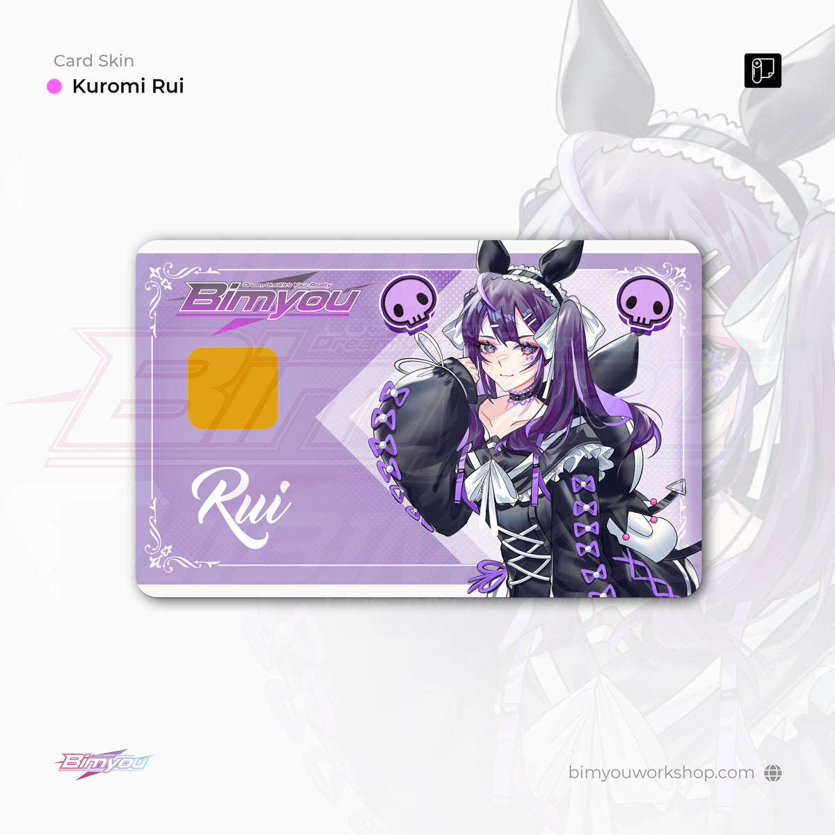 Rui Kuromi Card – Bimyou Workshop