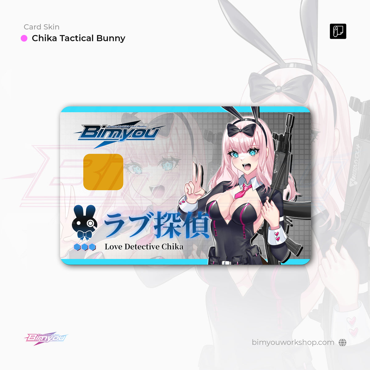 Chika Tactical Bunny Card – Bimyou Workshop