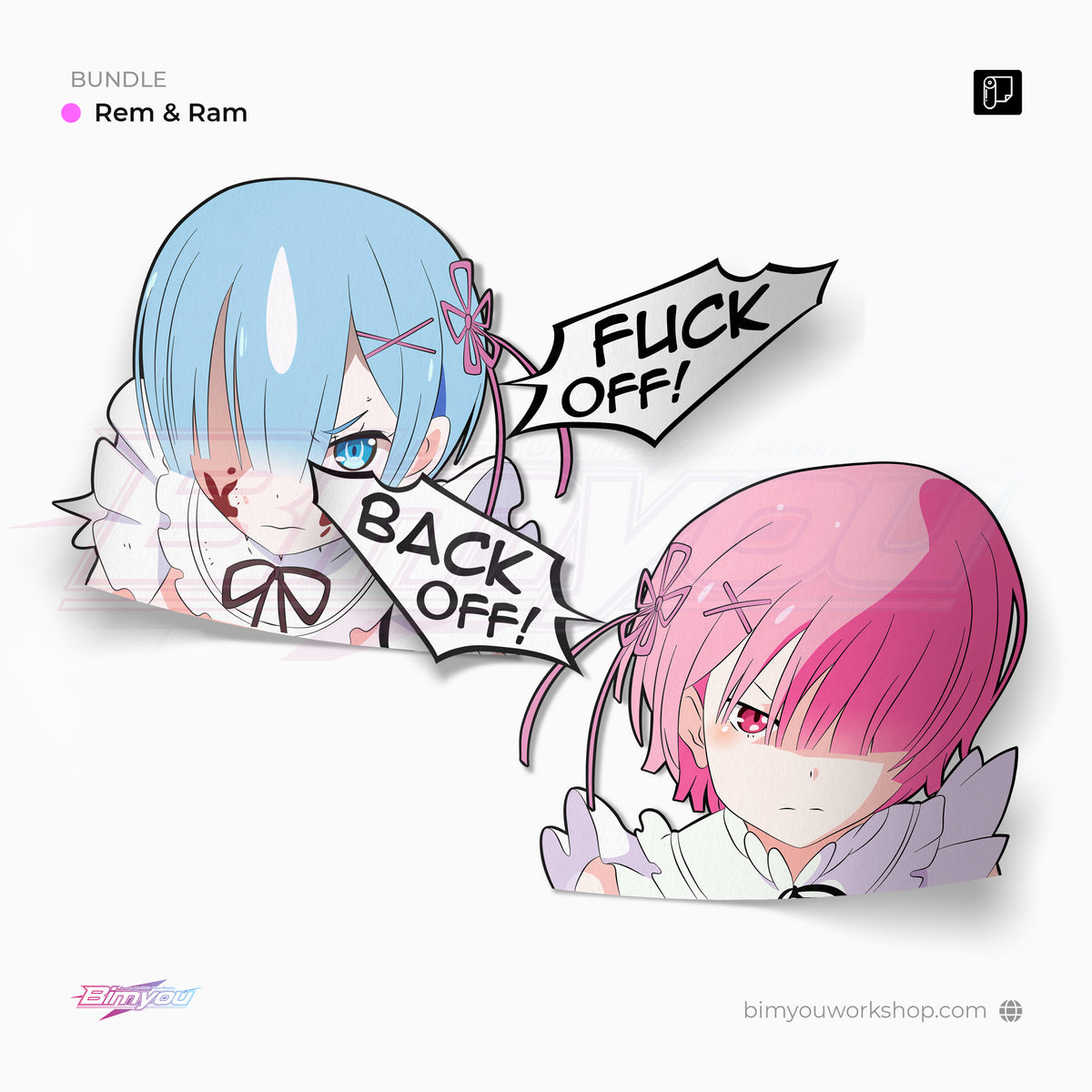 Angry Rem and Ram – Bimyou Workshop