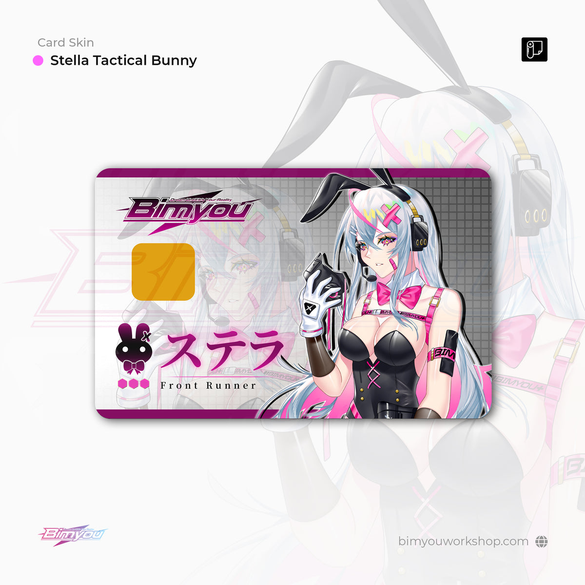 Stella Tactical Bunny Card – Bimyou Workshop