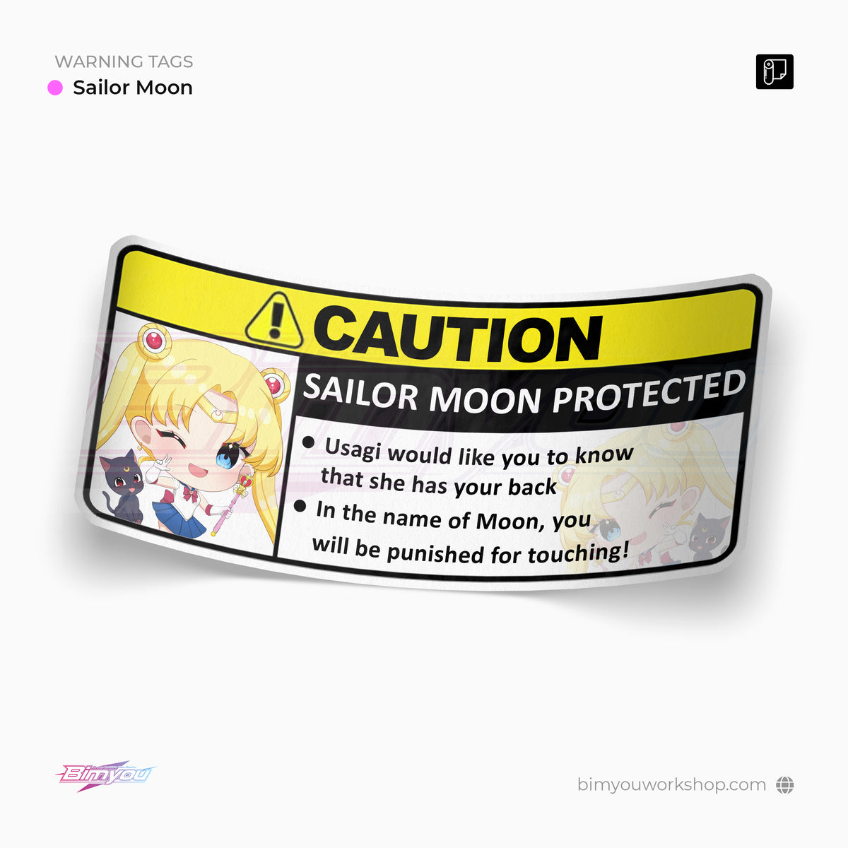 Sailor Moon Warning – Bimyou Workshop